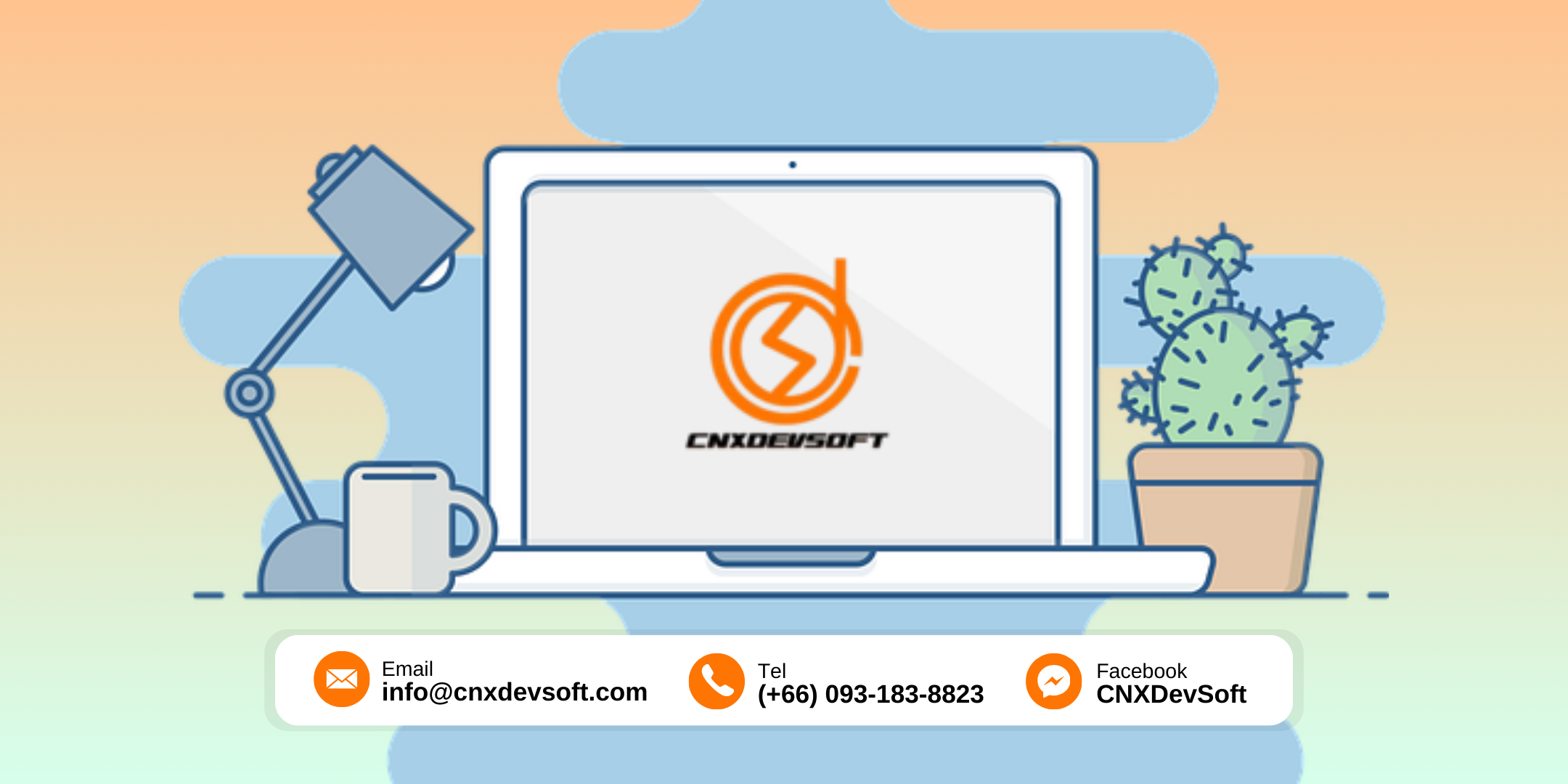 พัฒนาเว็บไซต์ - พัฒนาแอปมือถือ - cnxdevsoft